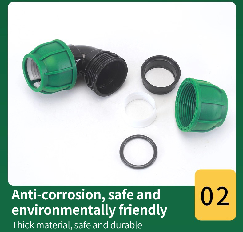 female male Coupling PVC Pipes Fittings for pe and pvc pipes 1/2" 3/4 ...