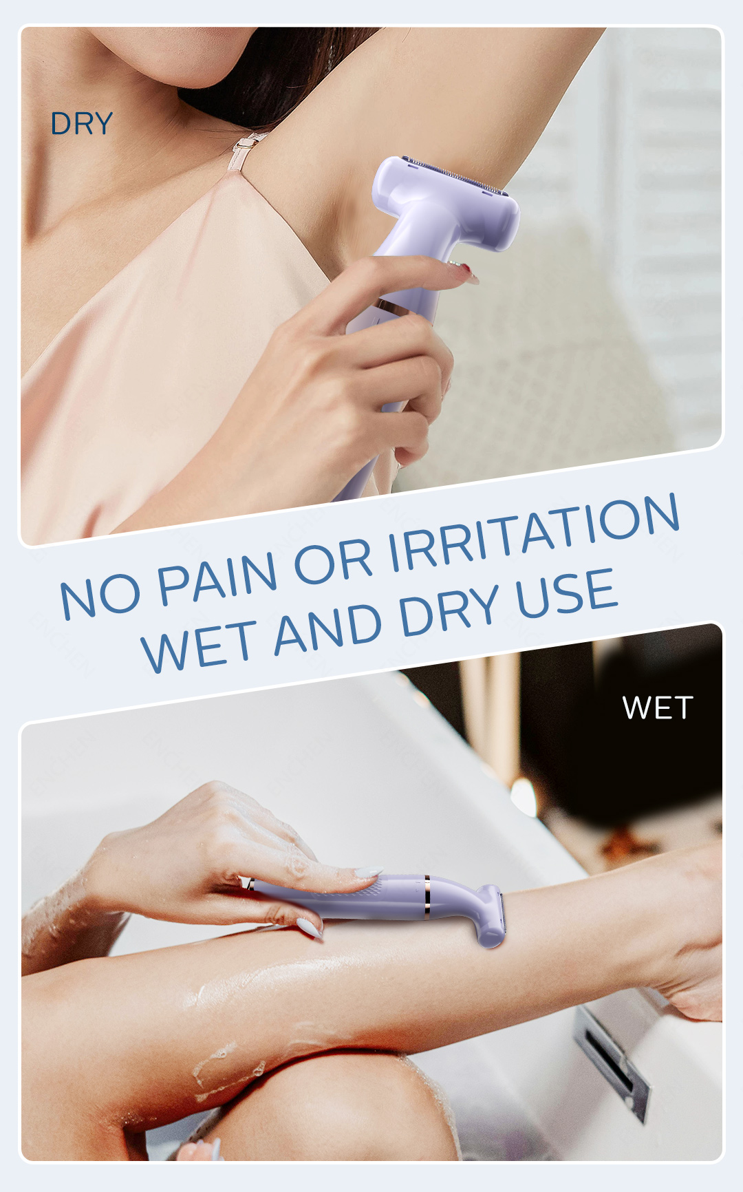 ENCHEN Electric Body Hair Trimmer for Women A1 Lady's Hair Removal No ...