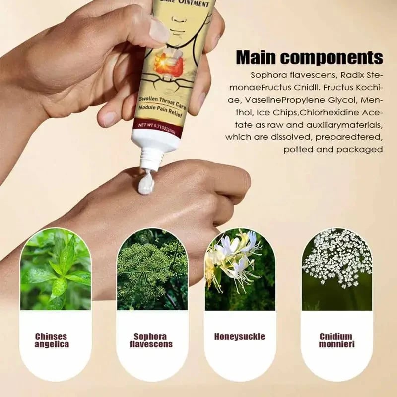 Herbal Thyroid Lump Ointment | Natural Neck Care Balm Gamot sa Goiter ...