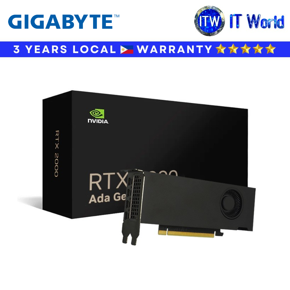 Leadtek RTX2000 16GB GDDR6 Ada Generation NVIDIA Graphics Card | itw ...