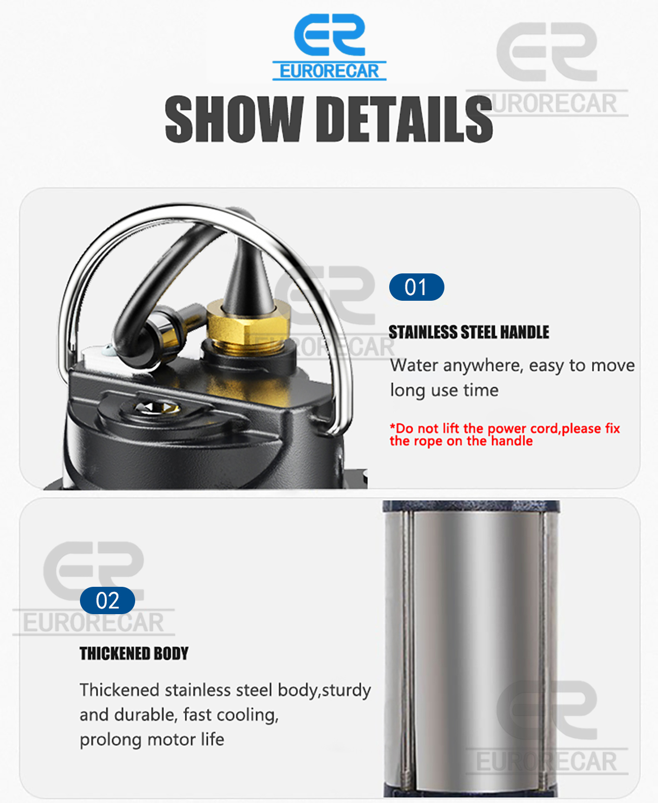 220V 60Hz Submersible Pump Heavy Duty Cutting Sewage Pump Fecal Mud ...