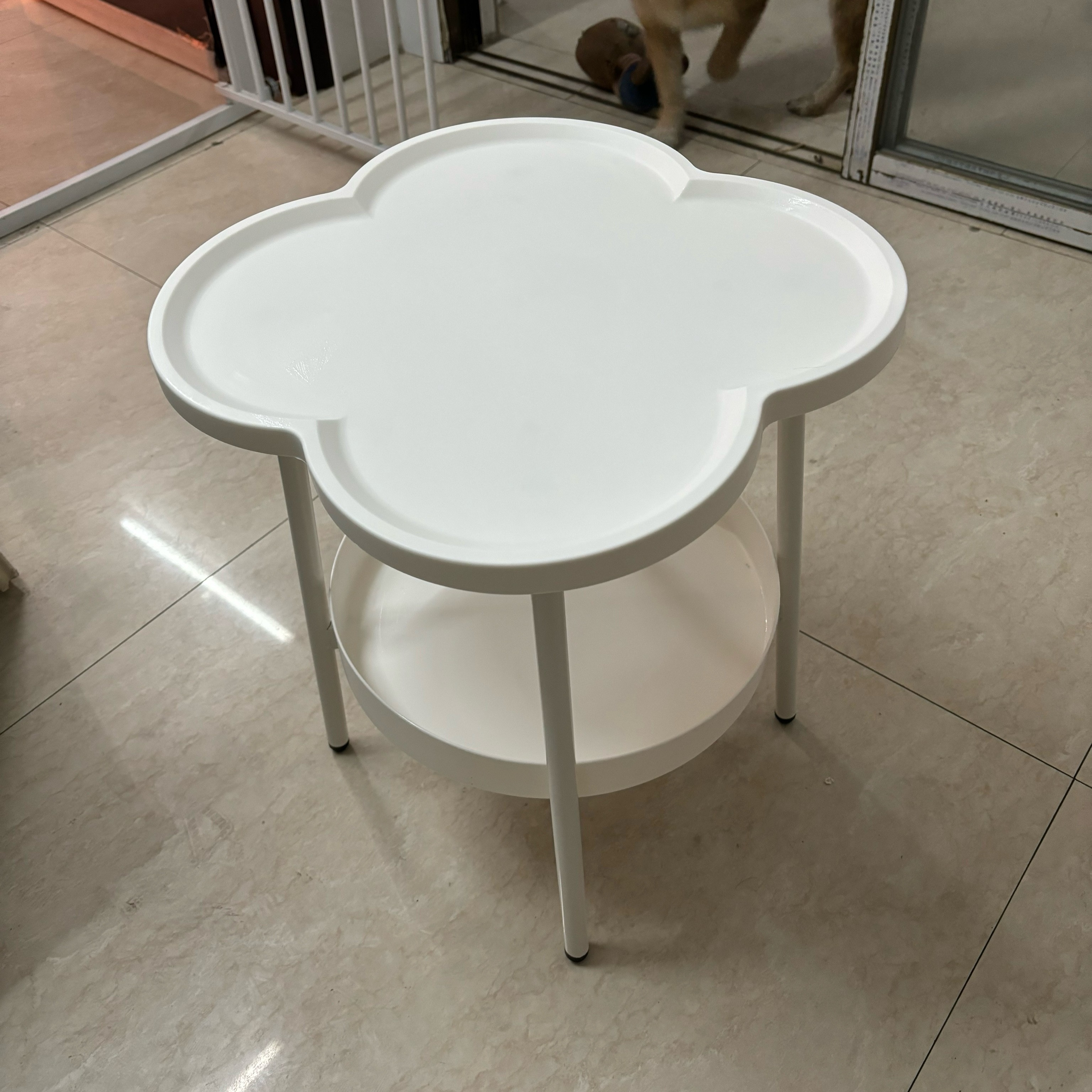 Four-leaf Clover Side Table Side Cabinet Living Room Creative Corner ...