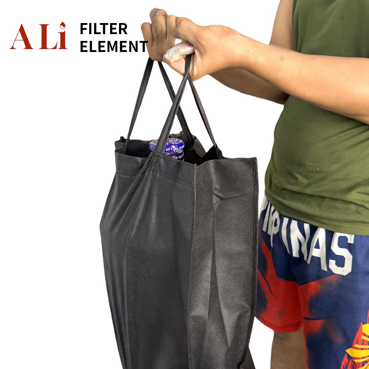Loop Bag Tote Handbag Reusable Shopping Non-woven Loop Packaging Top ...