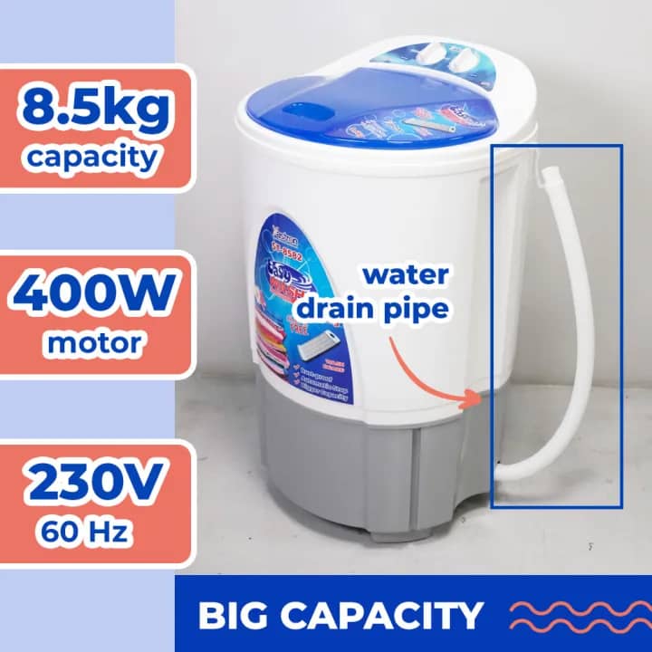 Astron ST-8582 Single Tub Washing Machine (Blue) | 8.5 kg | Free ...