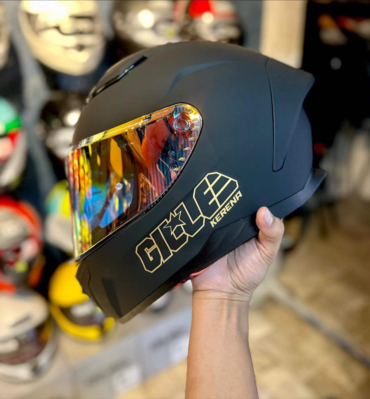 GILLE FF007 KERENA Full Face Helmet For Motorcycle for men and women ...