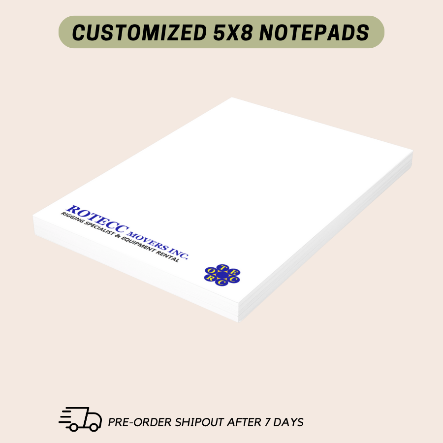 Customized 4x5 / 5x8 inch Notepads | Shopee Philippines
