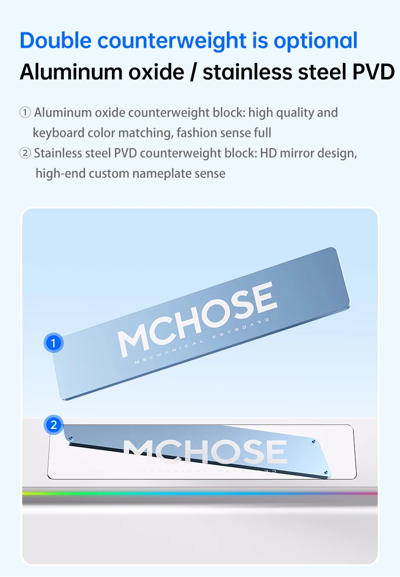 MCHOSE K99 V2 Tri-mode Wired 2.4g Wireless Bluetooth Customized Mechanical Keyboard E-sports ...