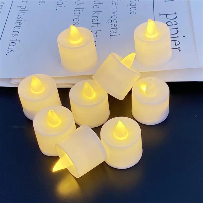 10PCS LED Candle Light Romantic Wax Wedding Candlelight Wedding ...