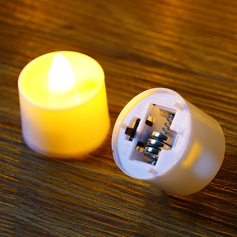 10PCS LED Candle Light Romantic Wax Wedding Candlelight Wedding ...
