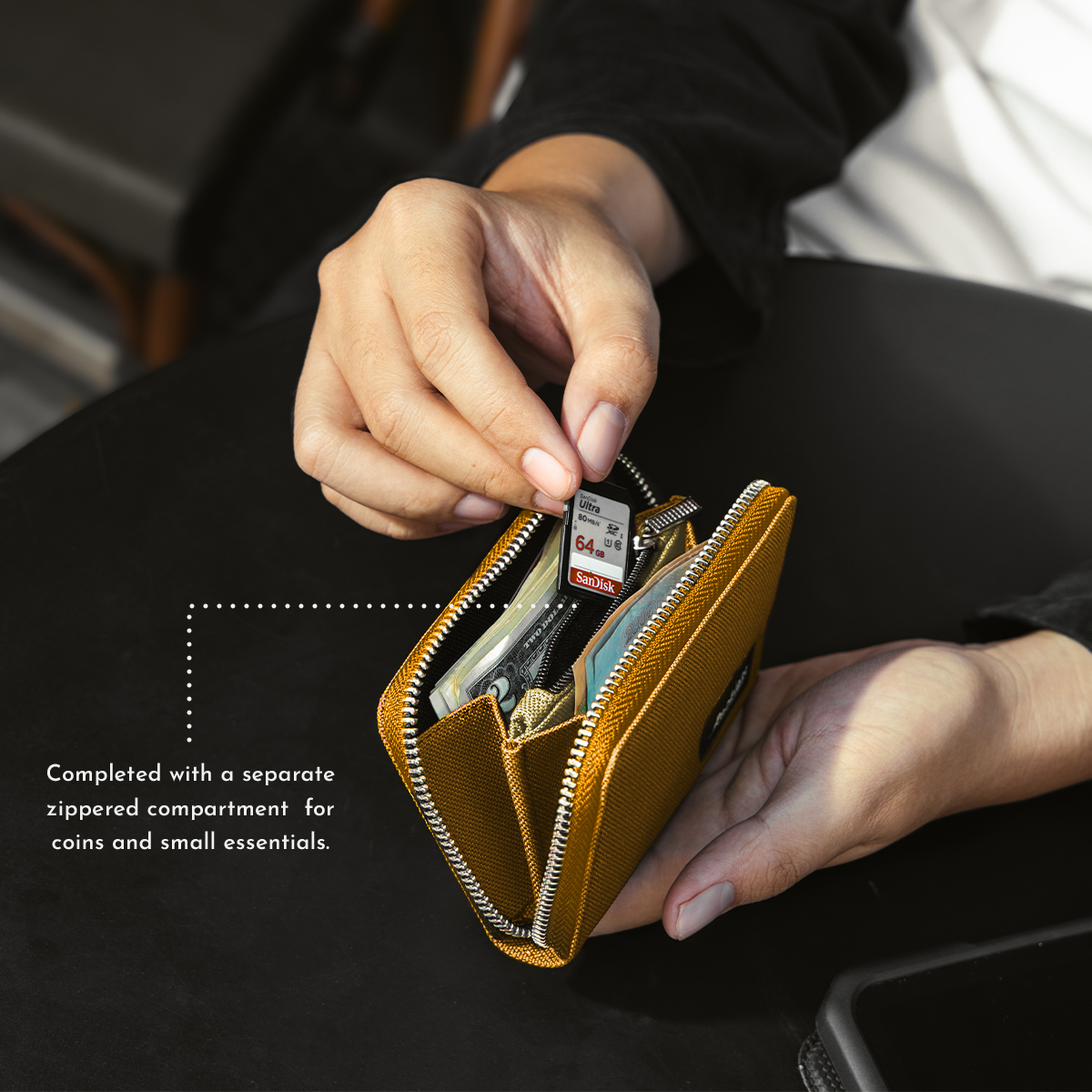 Reckless Zip Coin - Zip Wallet Unisex - Water Repellent Polyester ...