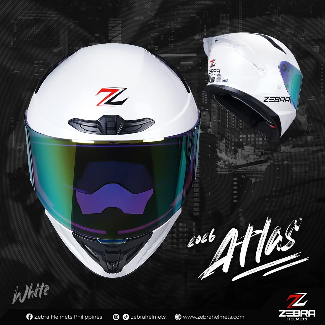 【𝑷𝒂𝒏𝒅𝒂 𝑷𝒐𝒑 𝑺𝒕𝒚𝒍𝒆】Zebra Dual Visor Helmet Full Face for Motorcycle Men ...