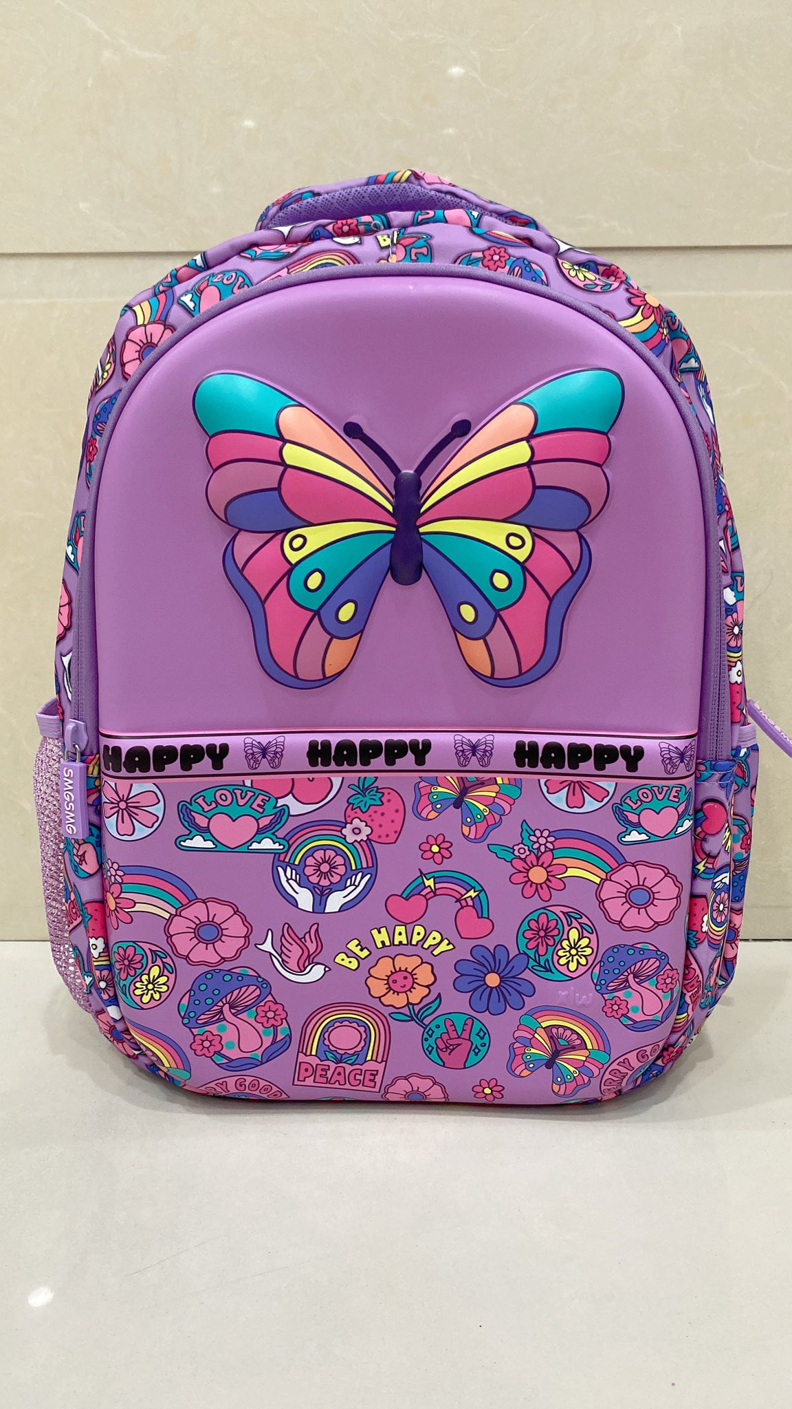 Smiggle Hello kitty Butterfly Unicorn Cat Rainbow Gabby Backpack 15Inch ...