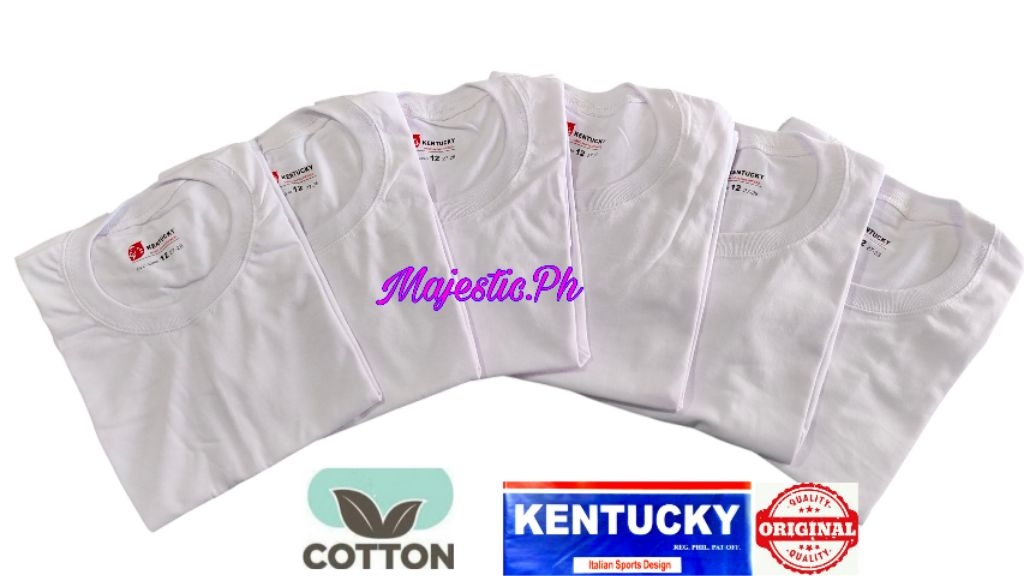 Orig. Kentucky Round Neck T-Shirt for Kids to Adult Unisex Cotton Sold ...