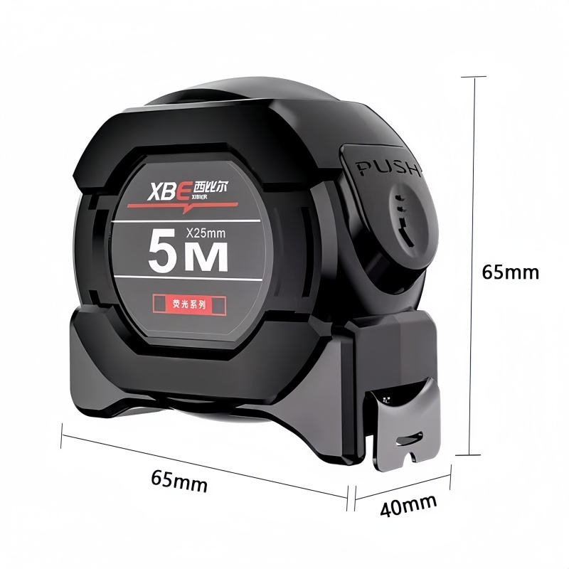Metro Steel Measuring Tape Fluorescerous Auto Lock Meter Tape Measuring ...