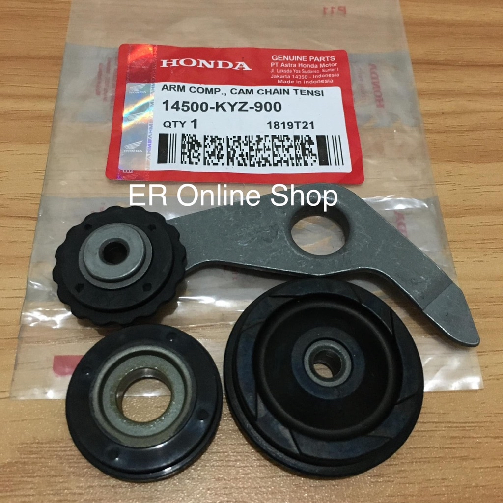 Honda Genuine XRM125 Fi/RS125 Fi Roller Guide, Timing Chain & Tensioner ...