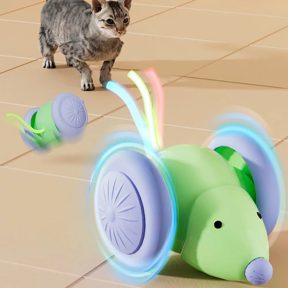 Cat electric toy, running car, mouse, teasing cat toy, self ...