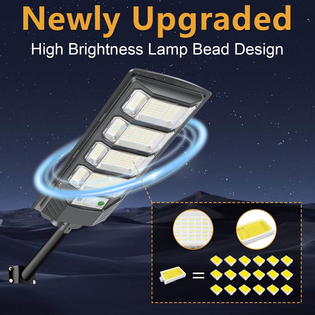 200₱ Solar Light Outdoor Waterproof Solar Street Light Solar Lights ...