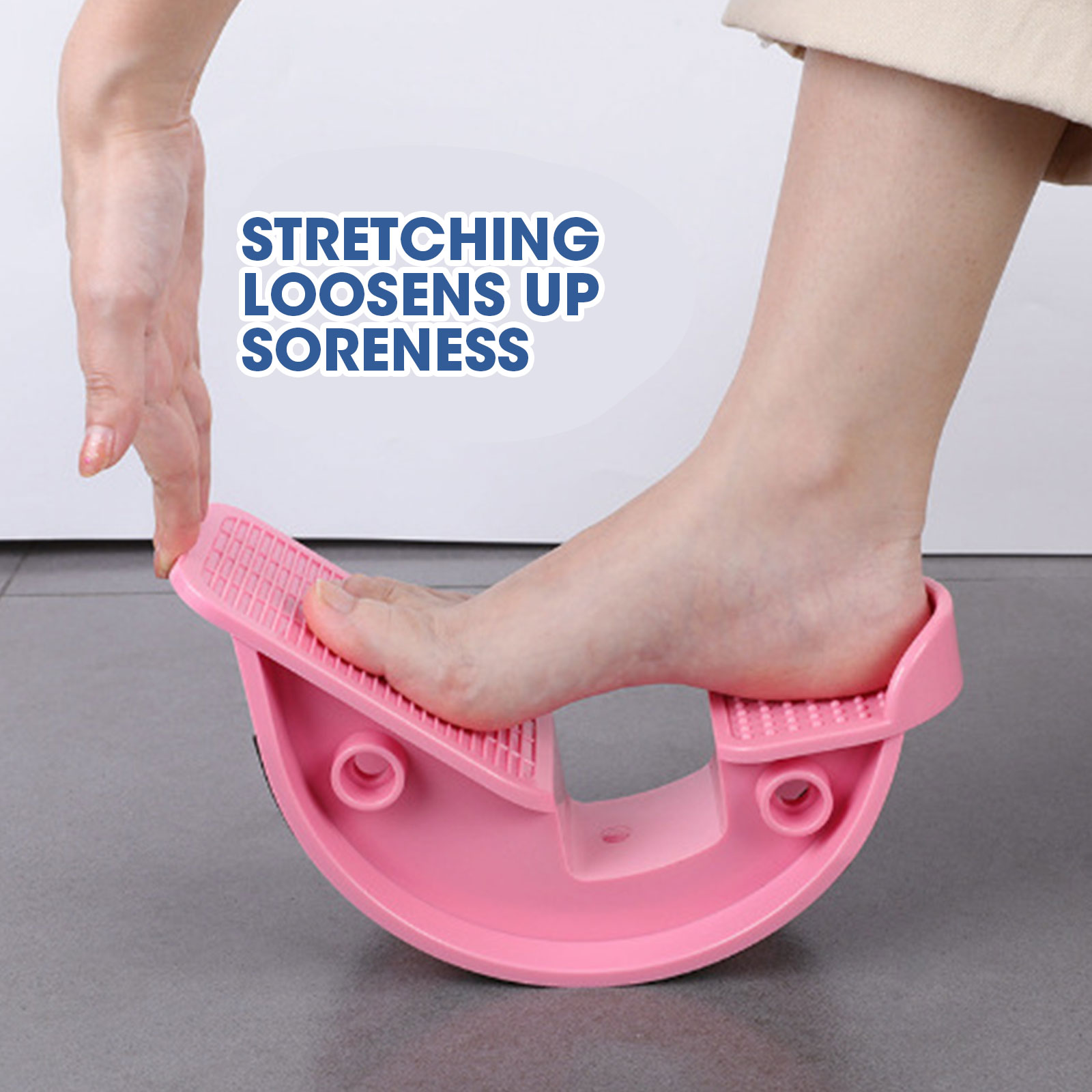Foot Stretcher Rocker Arm Calf Ankle Stretching Board Stretching Yoga ...