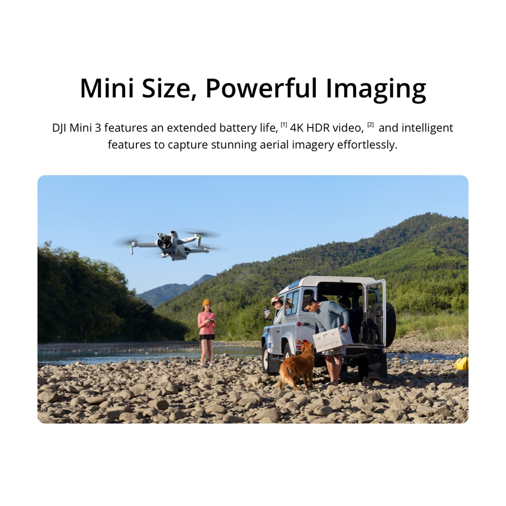DJI Mini 3 Camera Drone Lightweight and Foldable Mini Camera Drone with ...