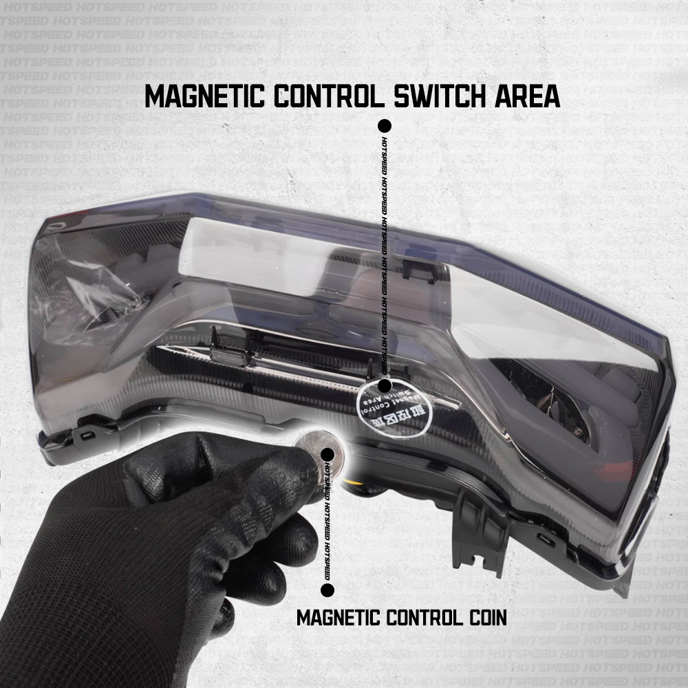 HOTSPEED Honda ADV 150/160 LED Tail Light RGB 20 Modes Motorcycle Tail ...