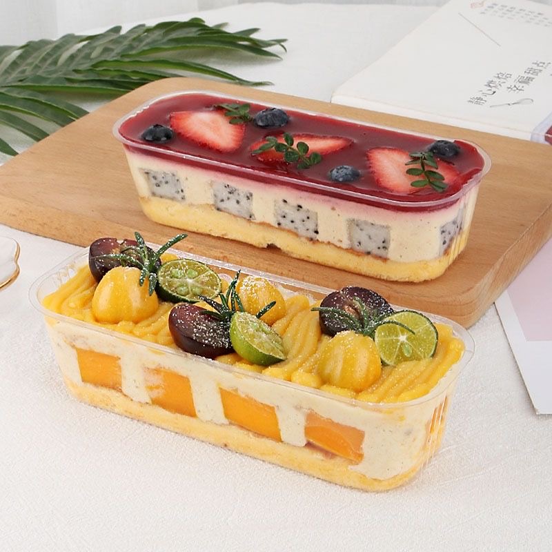 100Pcs Graham Cake Dessert Container Mango Float Mousse Container ...