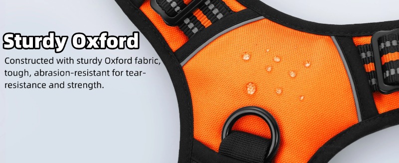 Tactical Y-Shape Harness for Large/Aggressive Dogs - No-Pull Heavy-Duty ...