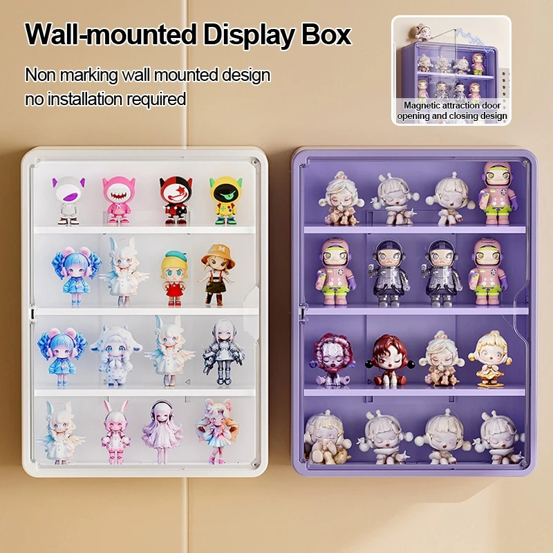 Popmart Acrylic Dust-Proof Display Case & Rack With Magnetic – Blind ...