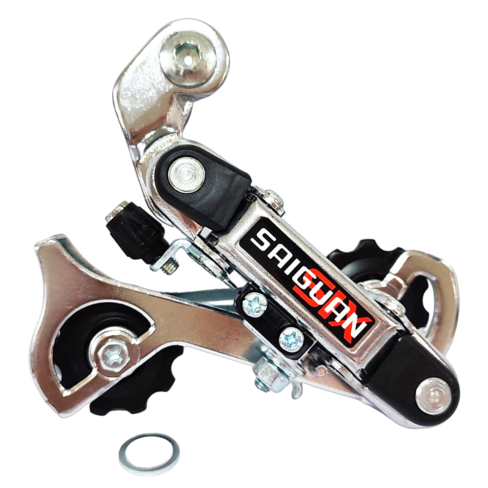 SAIGUAN Steel Bolt Type Rear Derailleur 7-Speed Steel Gear Shifter ...