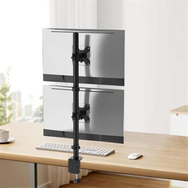 True Vision Dual Articulating Vertical Monitor Stand for 13"-32" C ...