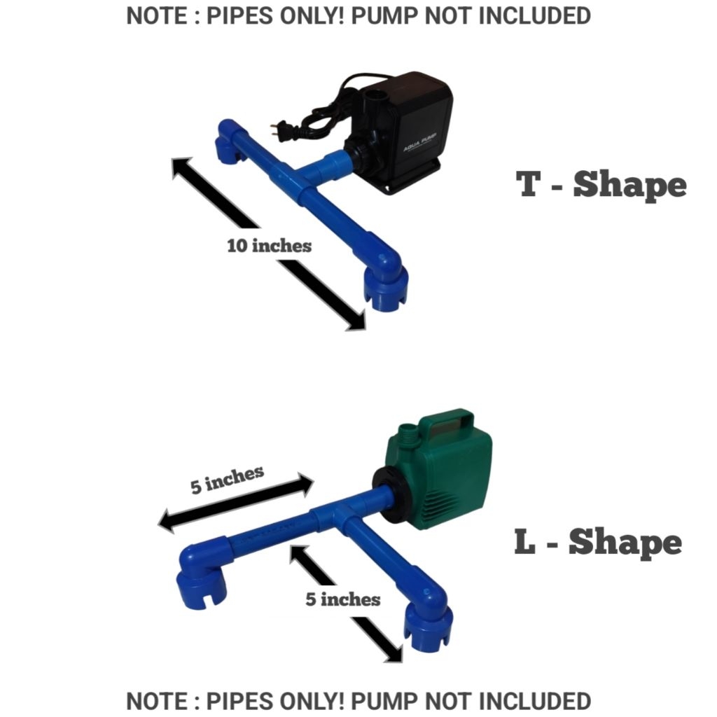 SEABILLION SUBMERSIBLE PUMP DIY BOTTOM CLEANER PPIES ( PIPES ONLY ) 1/2 ...