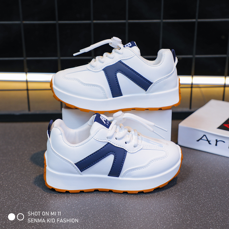 SENMA Rubber Shoes For Kids Boys Korean Shoes White Shoes Breathable ...