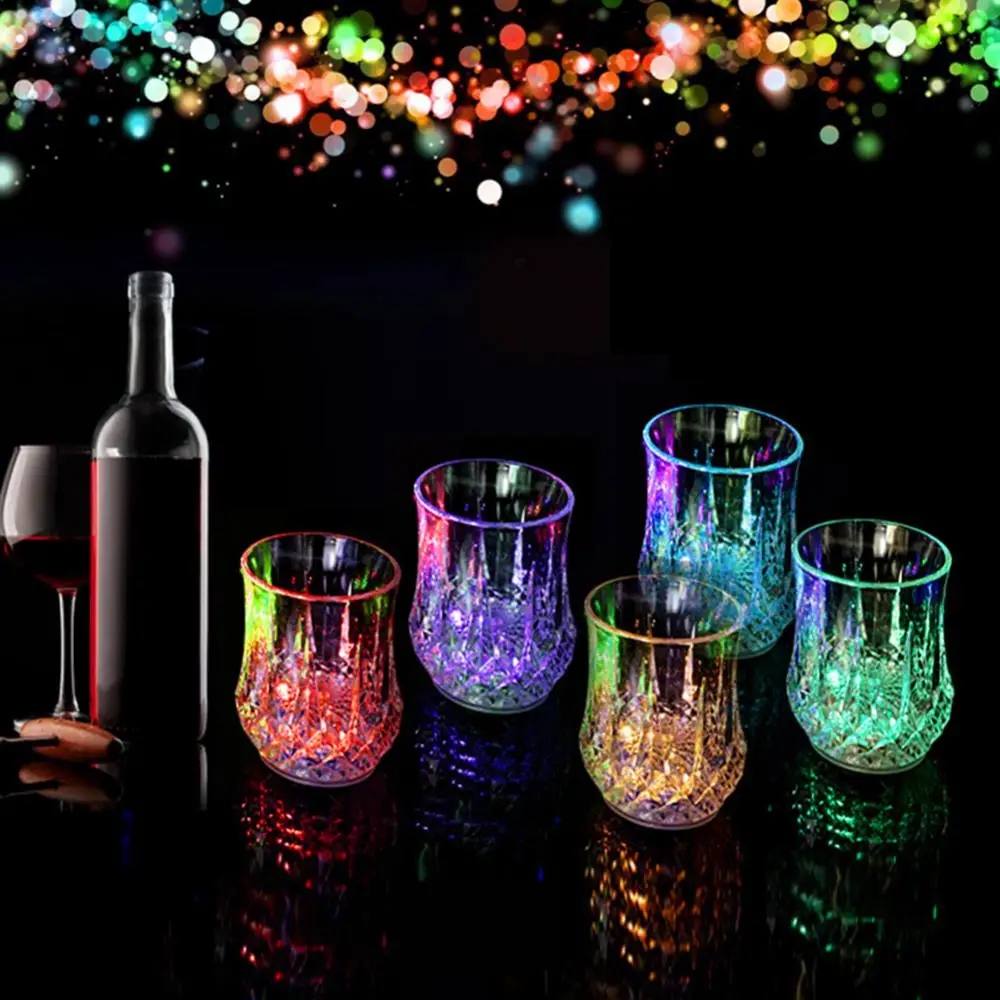 Light Up Cups Luminous Water Cup Colorful LED Glowing Beer Cup for ...