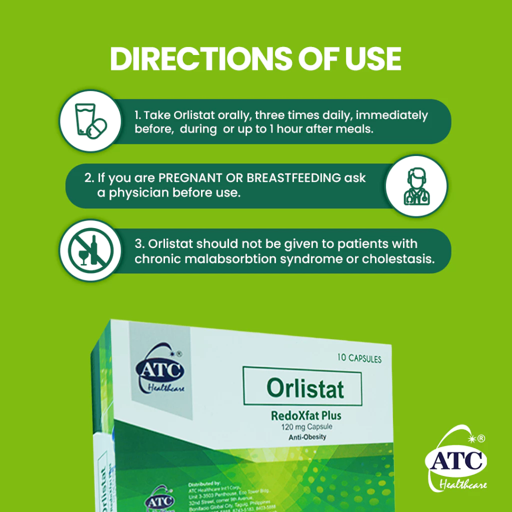 ATC REDOXFAT PLUS 120MG 10's Healthcare Weight loss Control Obesity ...