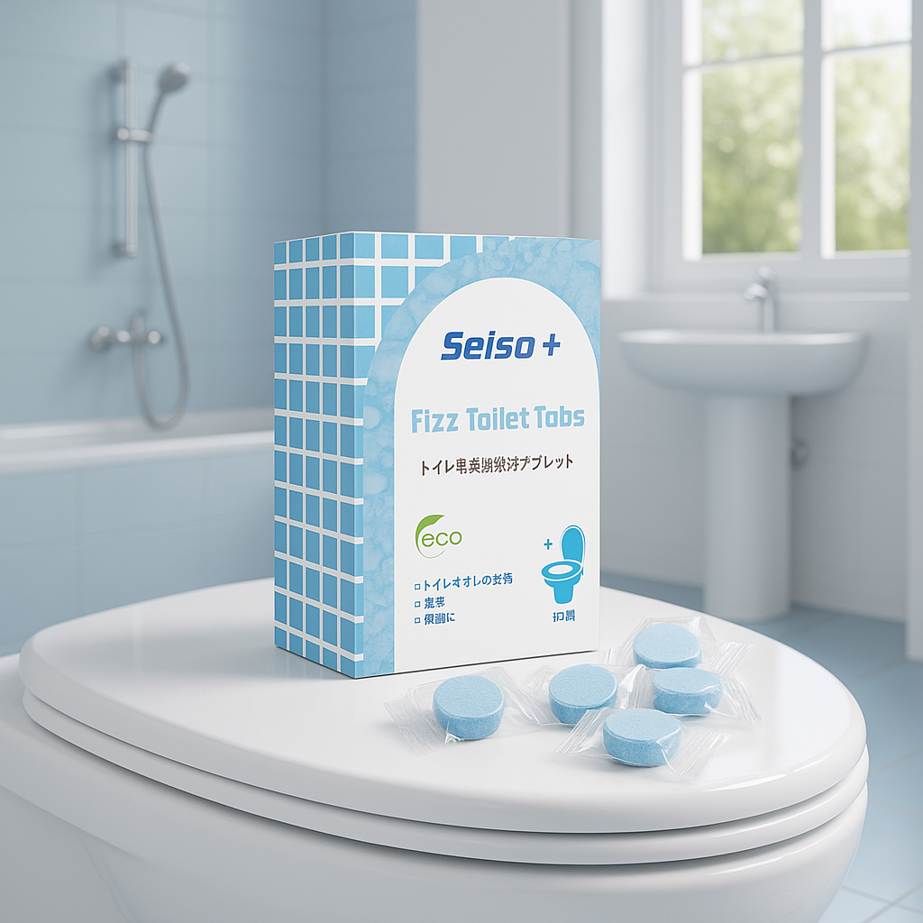 Seiso+ Fizz Toilet Tabs, Clean Plaque Removes Odors, Non-Corrosive ...