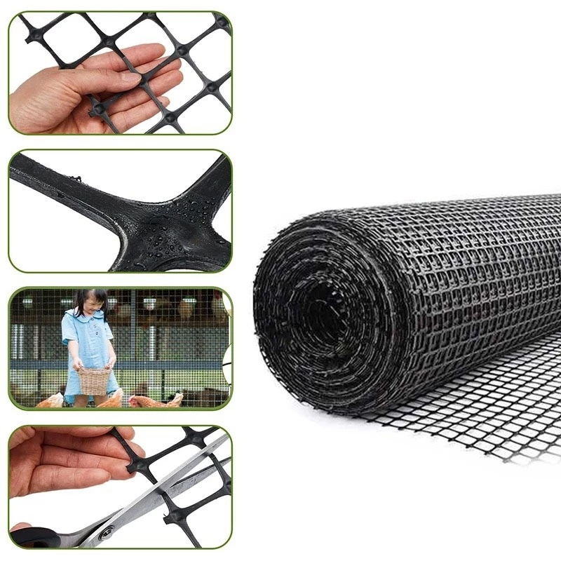 Plastic Fence Net Poultry Breeding 150cm Height 3.5cm Aperture Chicken ...