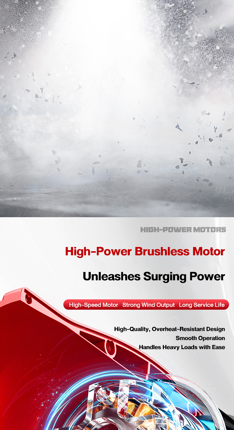 Tigron Violent Fan Car Wash Blowing Water Dusting Rechargeable High ...