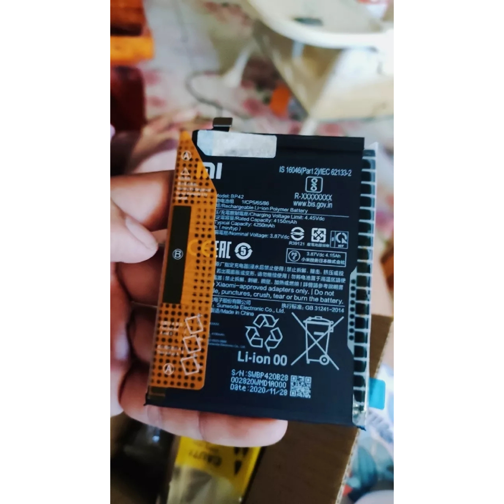 100%Original BP42 For Xiaomi 11 Lite 5G NE Mi 11Lite battery ...