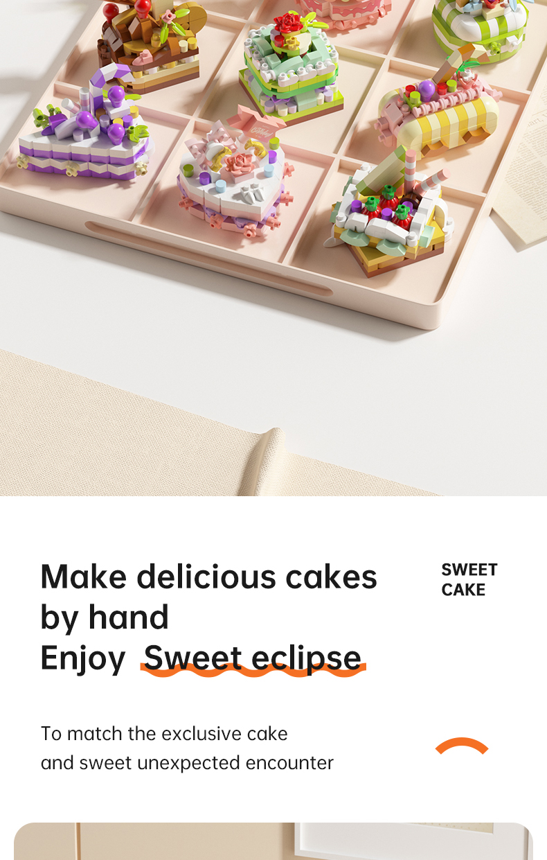 New Design Cake Party Building Blocks Dessert Strawberry Chocolate ...