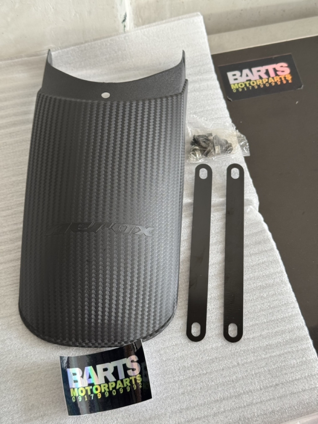 Yamaha Aerox Front Fender Extension Plastic ABS Complete W/ Bracket ...
