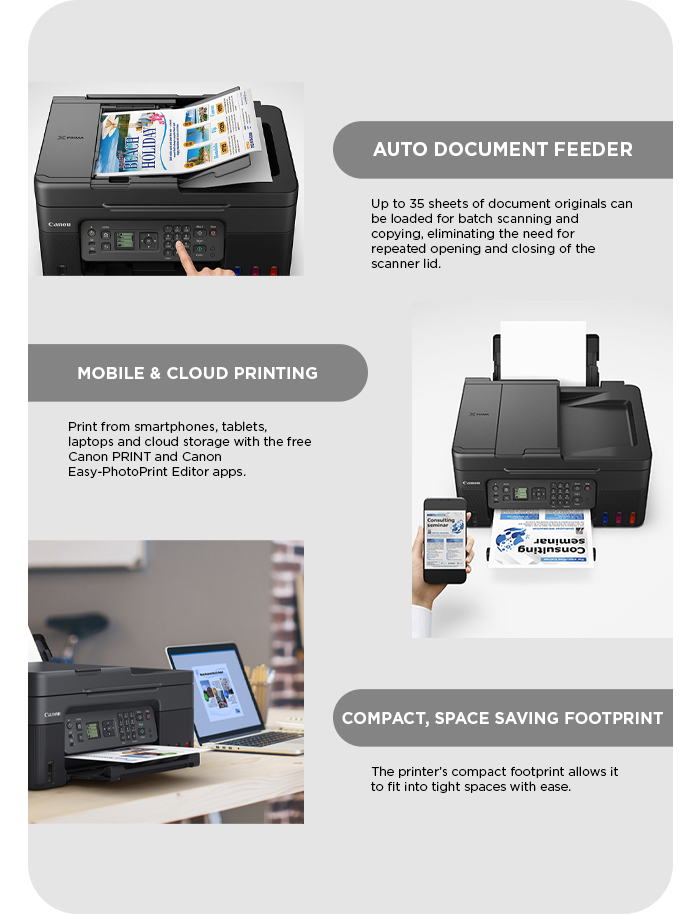 Canon G4770 Refillable Ink Tank System Multifunction Printer | Shopee ...