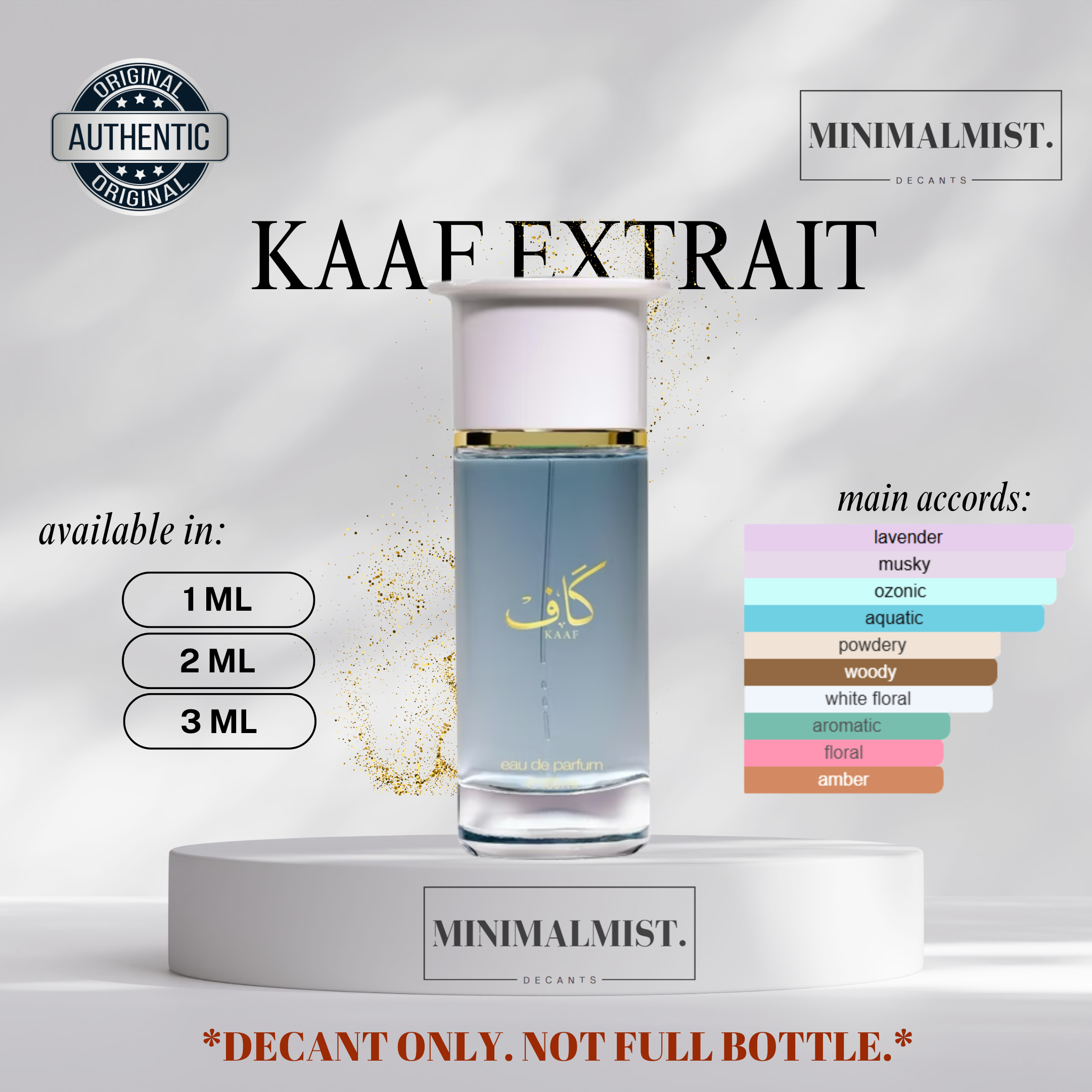 [DECANT] Kaaf Extrait de Parfum (PD Mrly Percival) A.A. Maghribi | 0 ...