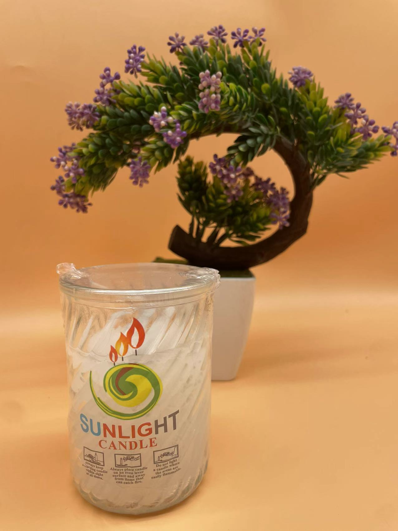 SUNLIGHT CANDLE WITH GLASS - GC1A, GC2A, GC3A AND GC4A | Shopee Philippines