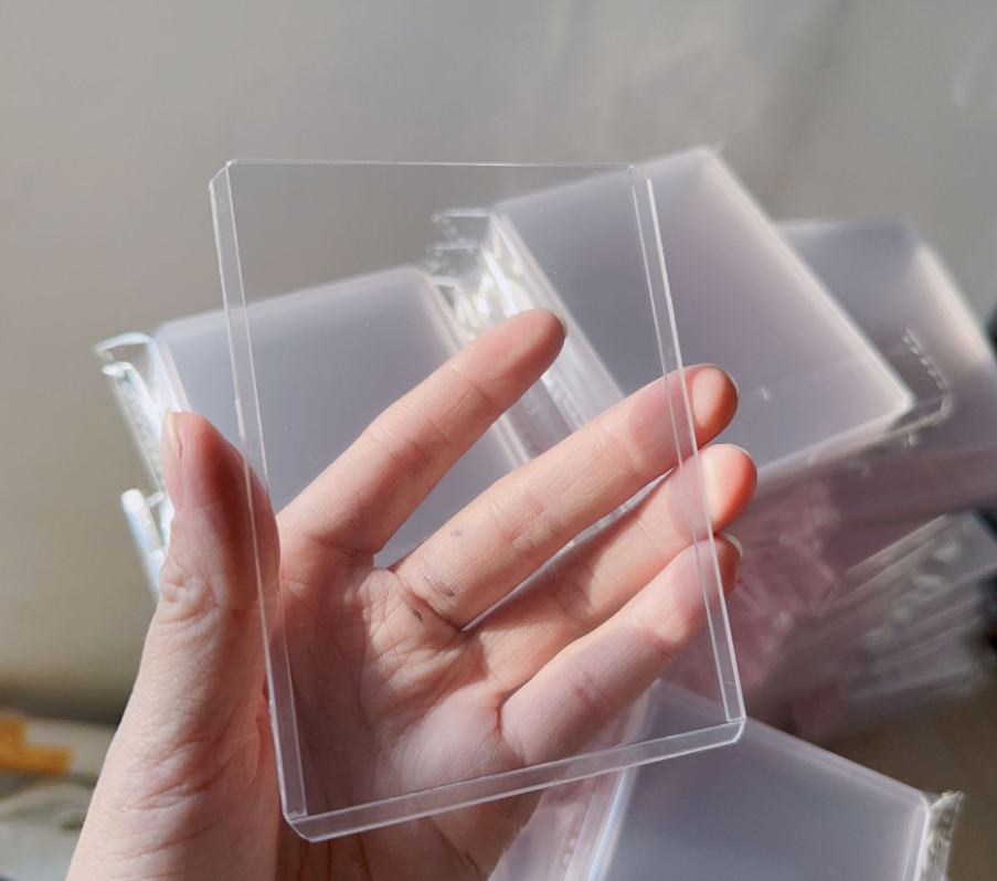 25PCS Toploader 35pt Photocard Set Sleeves Clear Card Case Protector ...