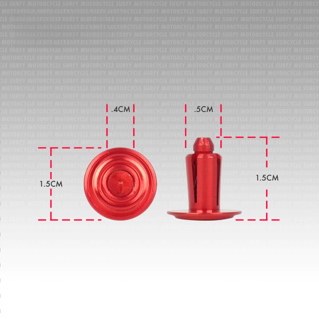 MotoHelix Precision Lock Push Pin Rivet CNC Aluminum M5x15 For ...