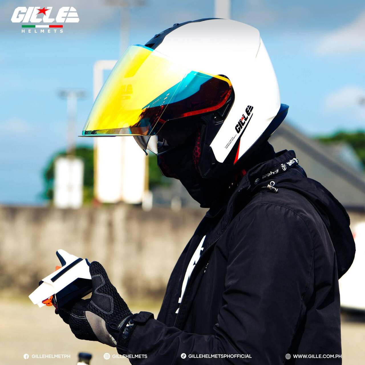 GILLE 2020 BALLISTIC Helmet Full Face for Motorcycl Removable Chin for ...