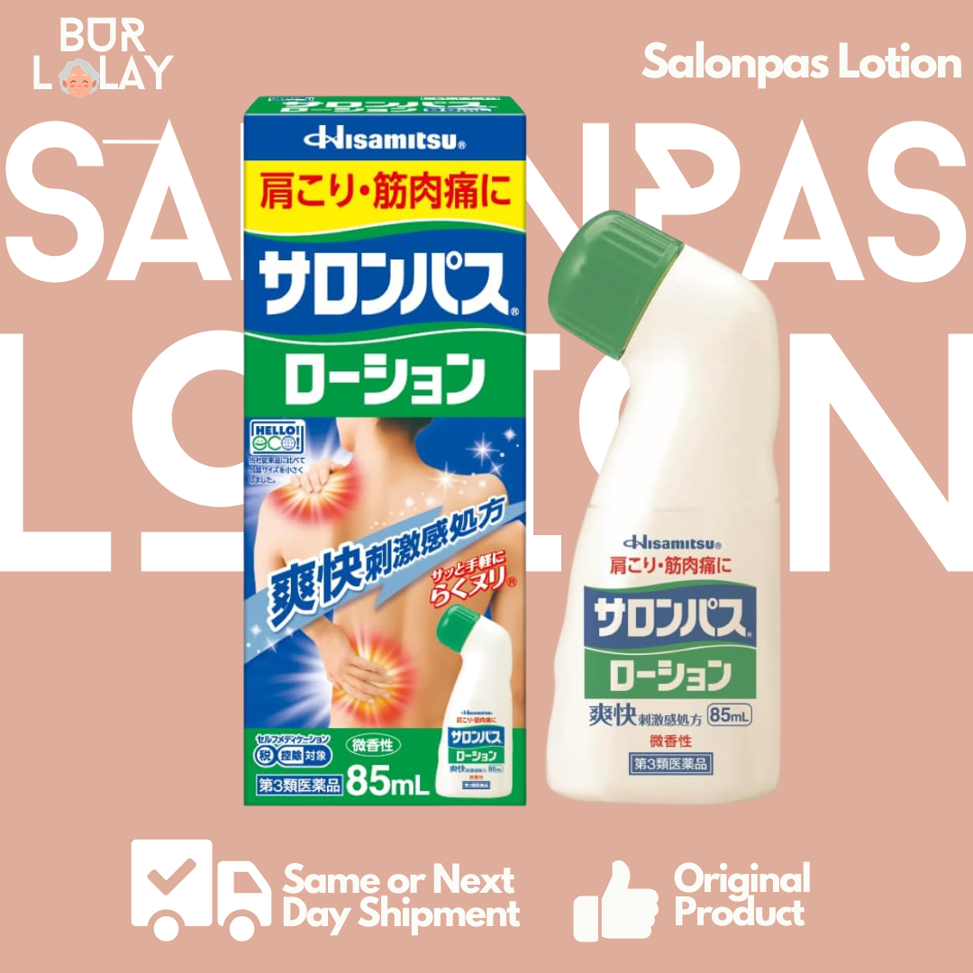 Hisamitsu Salonpas Pain Relief Lotion 85ml Salonpas Plaster Patch ...