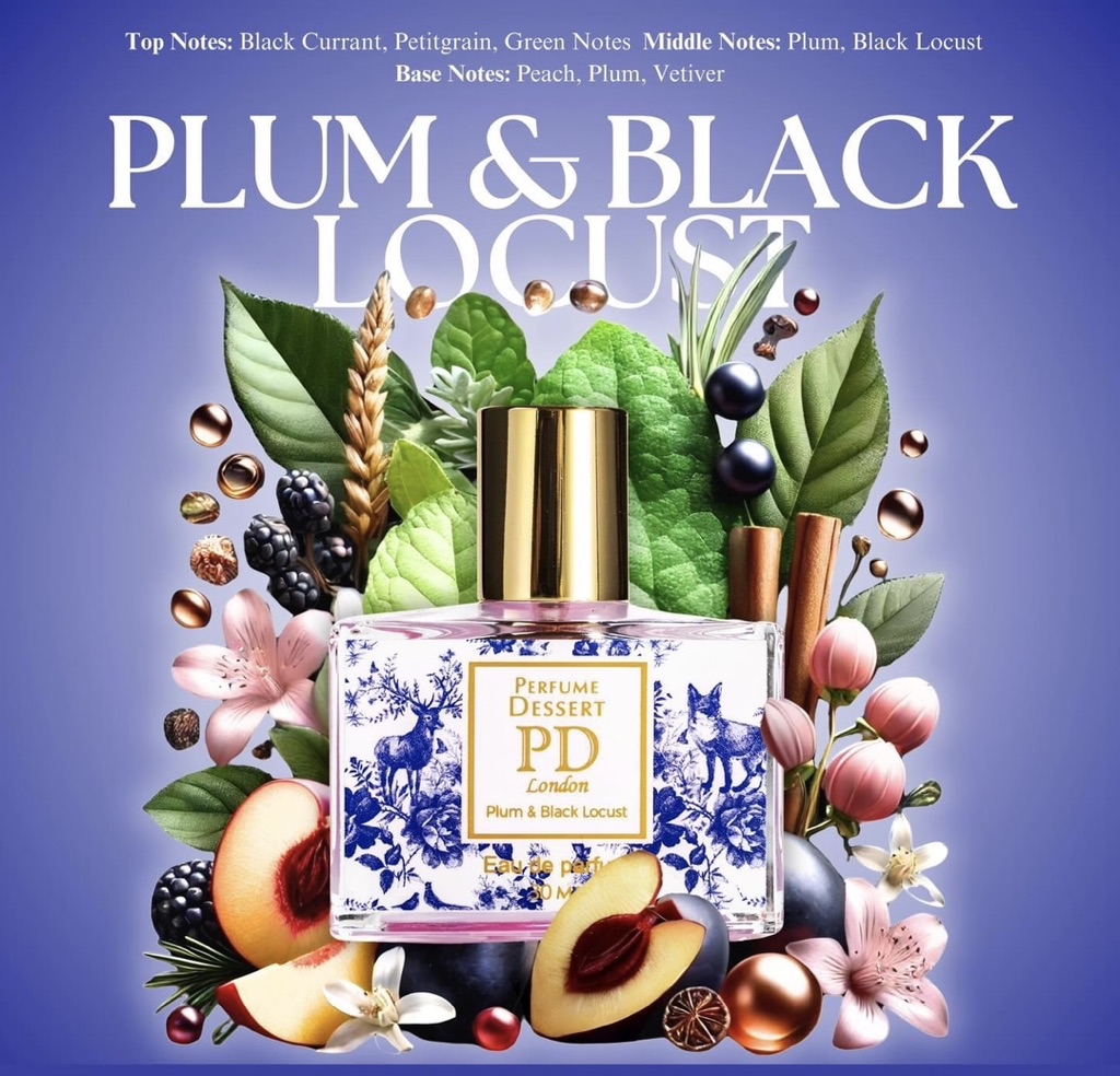 Plum & Black Locust 30ml/50ml/100ml Perfume Dessert London Official ...