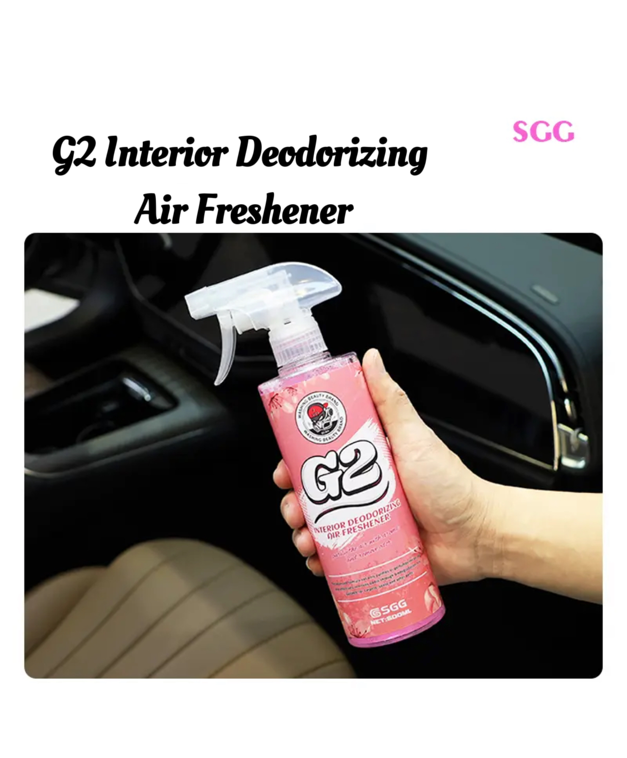 SGG G2 Interior Deodorizing Air Freshener Car Odor Eliminator Long ...
