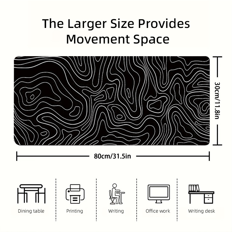 Abstract terrain game mouse pad thick mouse pad texture outline mouse ...