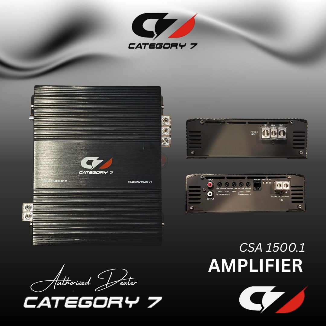 Category 7 CSA 1500.1FR MONO AMPLIFIER | Shopee Philippines